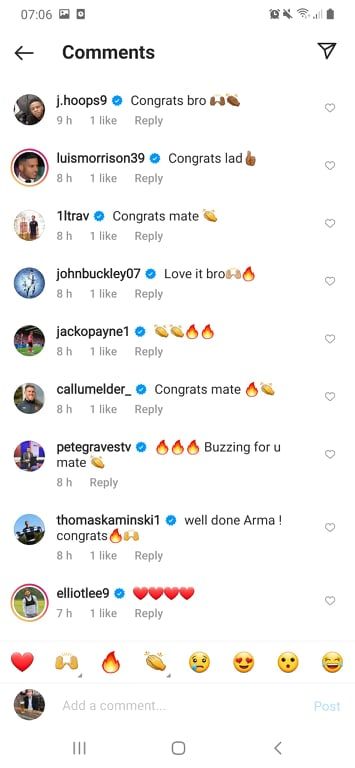 Thomas Kaminski and Sam Gallagher react to Adam Armstrong’s message following Blackburn Rovers ...