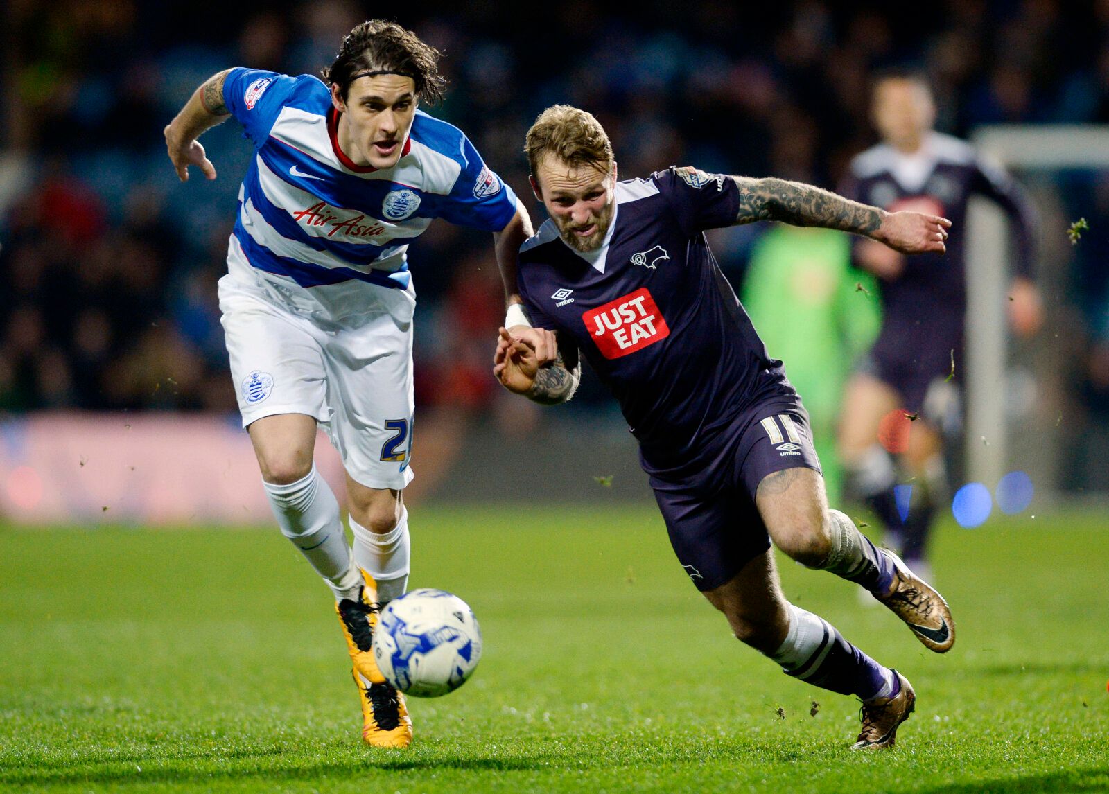 How is ex-Derby County player Johnny Russell getting on at the moment?