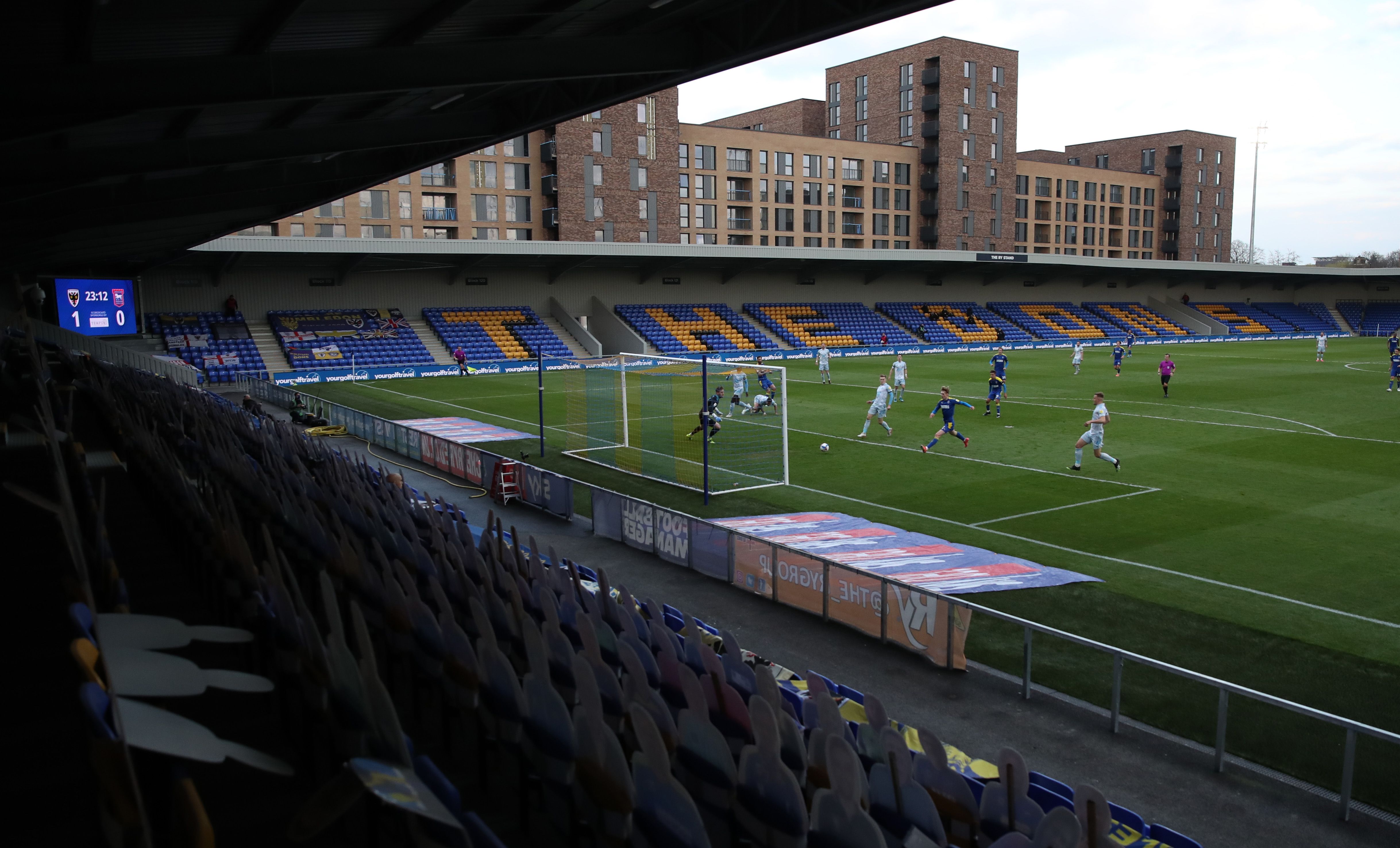 How do AFC Wimbledon's attendances this season compare to MK Dons?