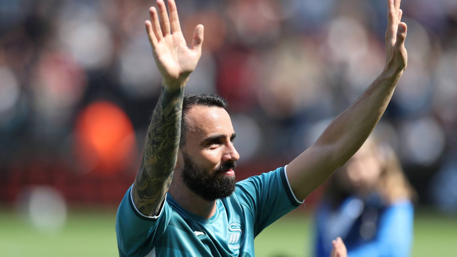 How is ex-Swansea City player Leon Britton getting on at the moment?