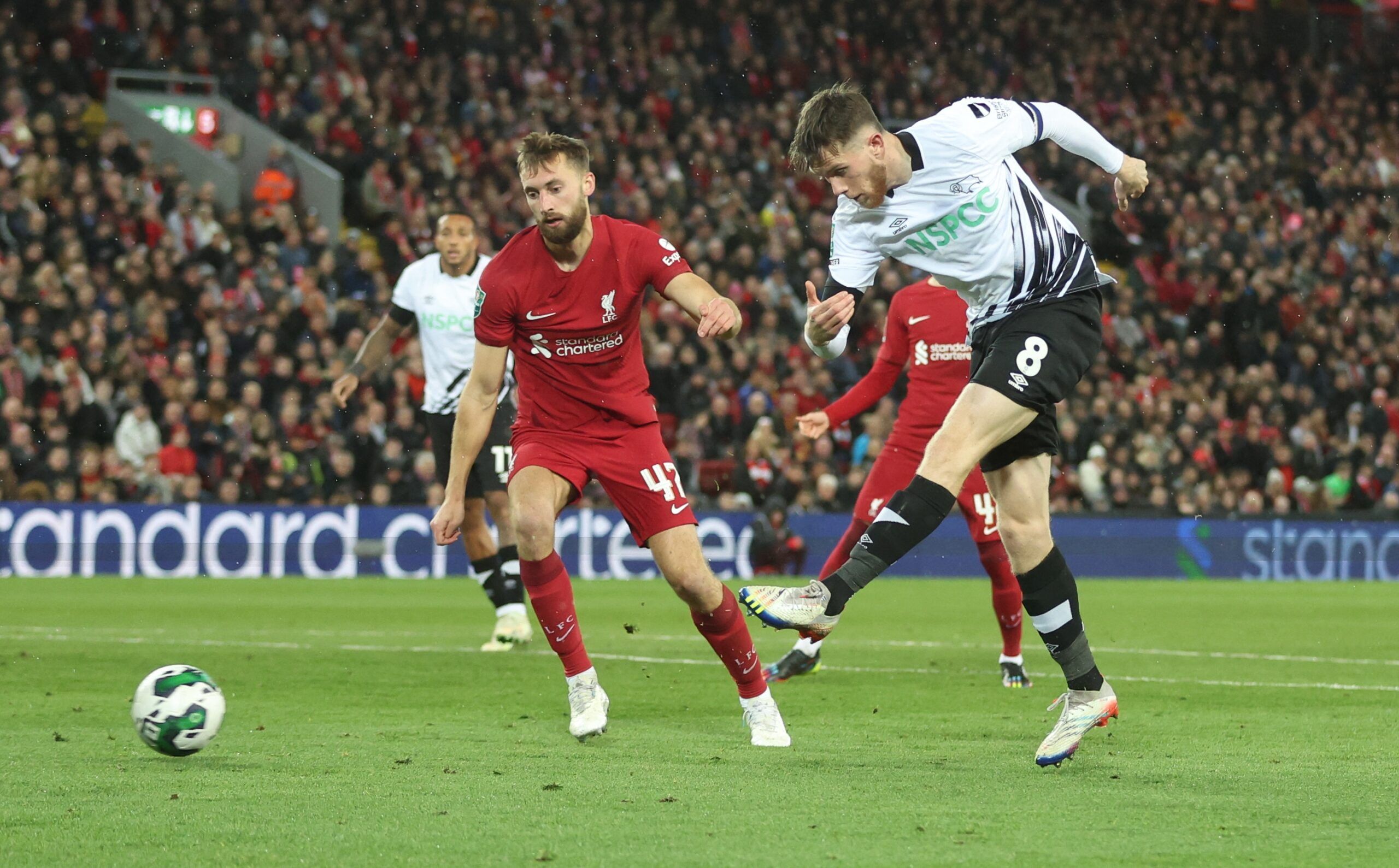 Max Bird shares message with Derby County supporters after netting in ...