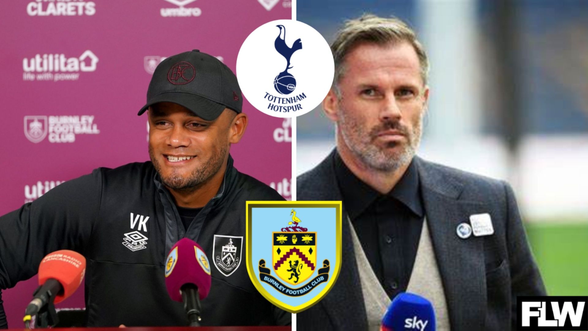 Jamie Carragher warns Burnley boss Vincent Kompany over Tottenham job