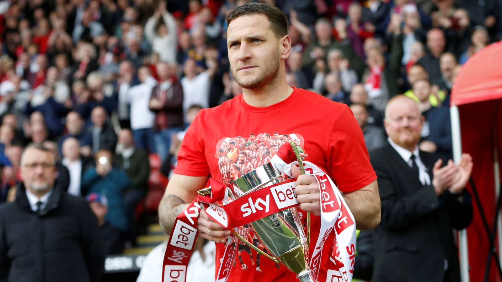 Sheffield United fans react to emotional Billy Sharp footage