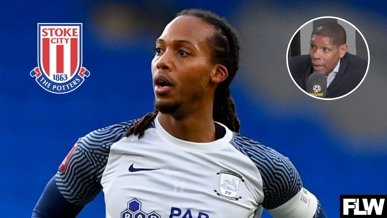 Carlton Palmer reacts as Stoke eye Preston North End star Daniel Johnson