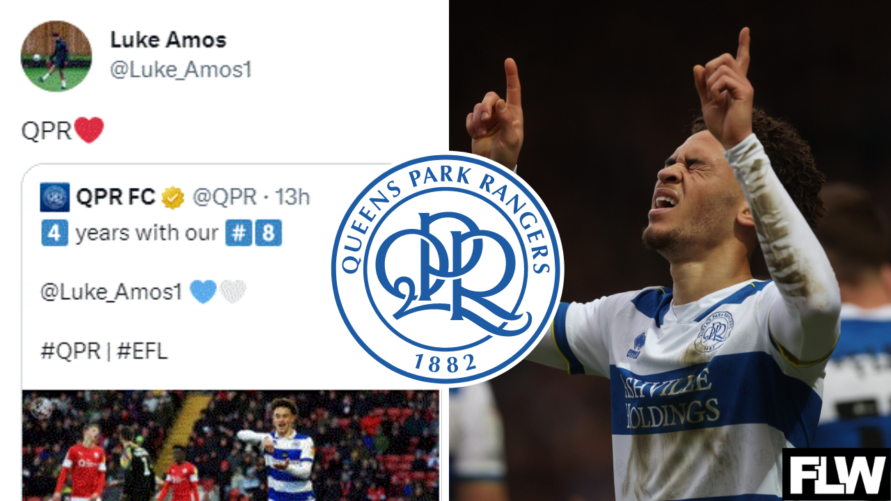 Luke Amos pens first message after QPR exit is confirmed