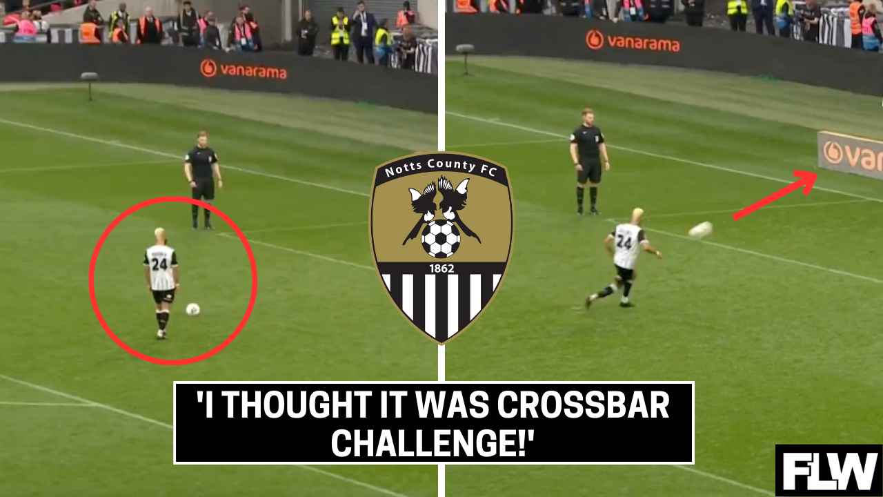 John Bostock reacts to dramatic Notts County play-off moment