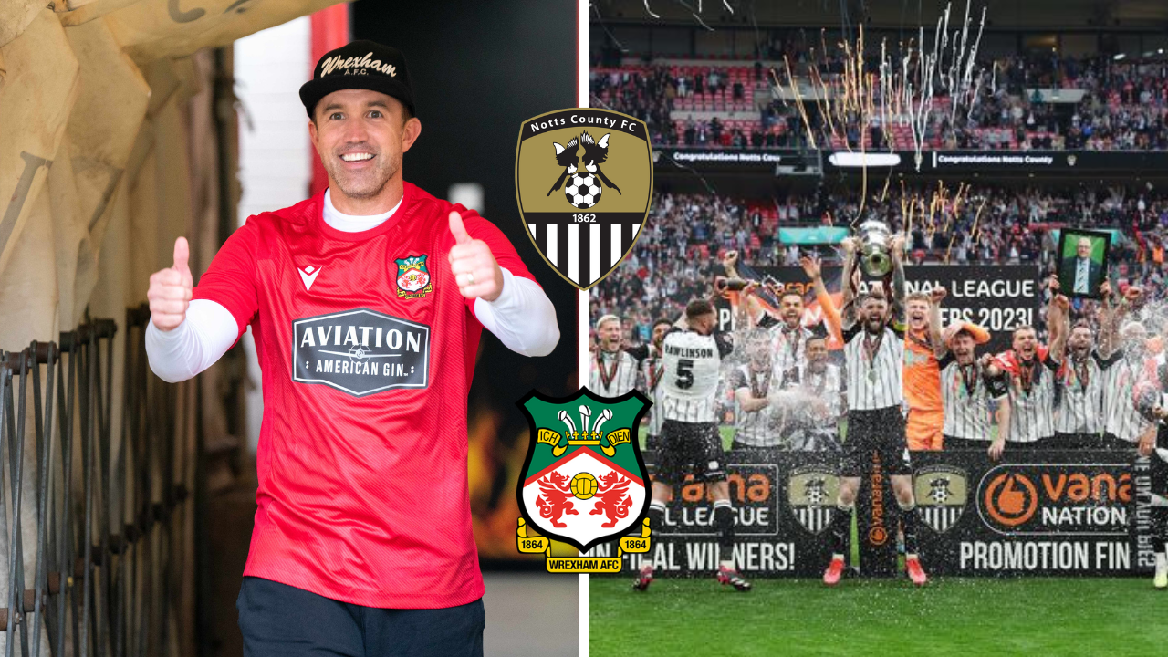 Rob McElhenney reacts to Notts County promotion
