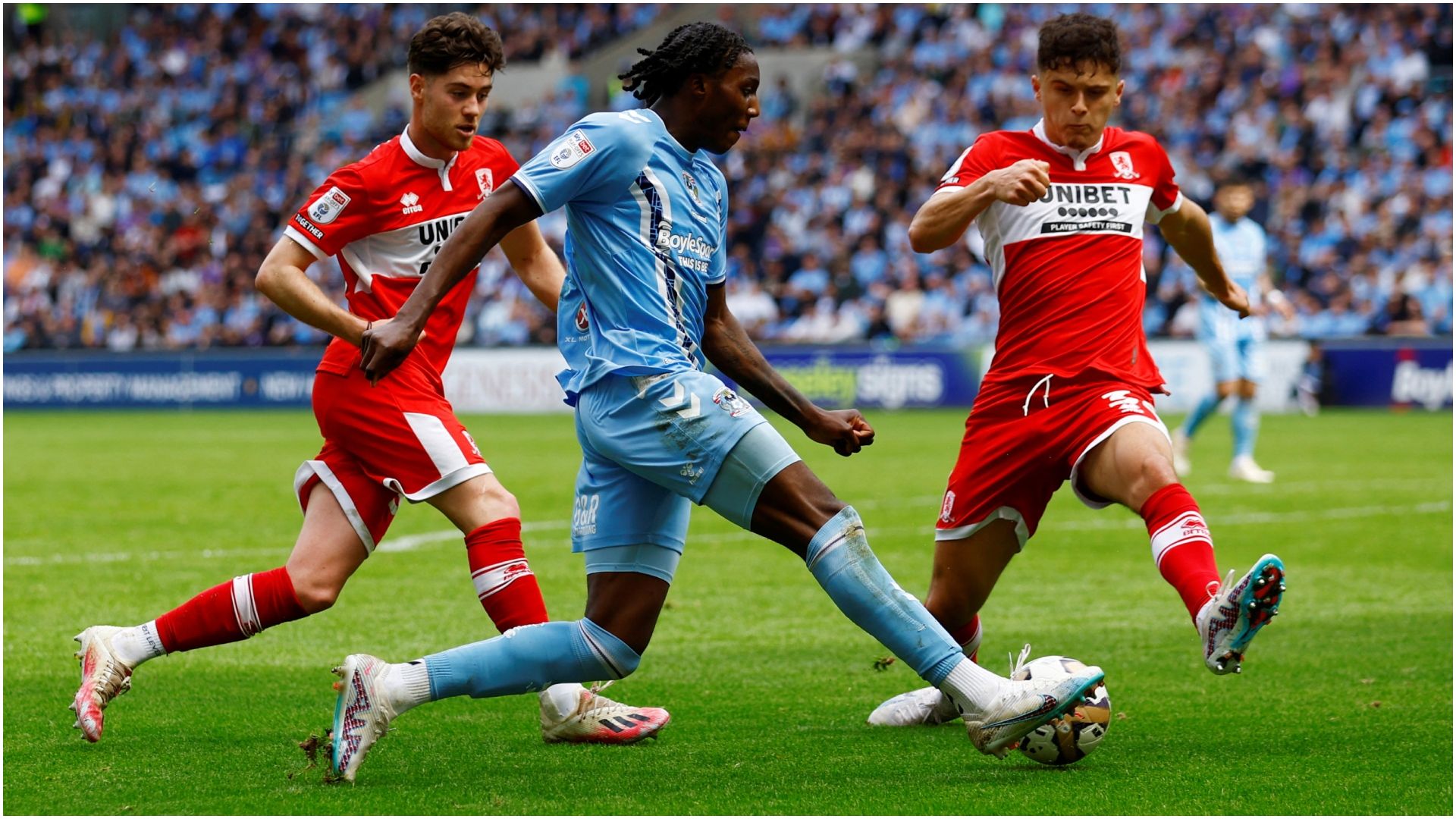 Middlesbrough v Coventry City: Ryan Giles shares message