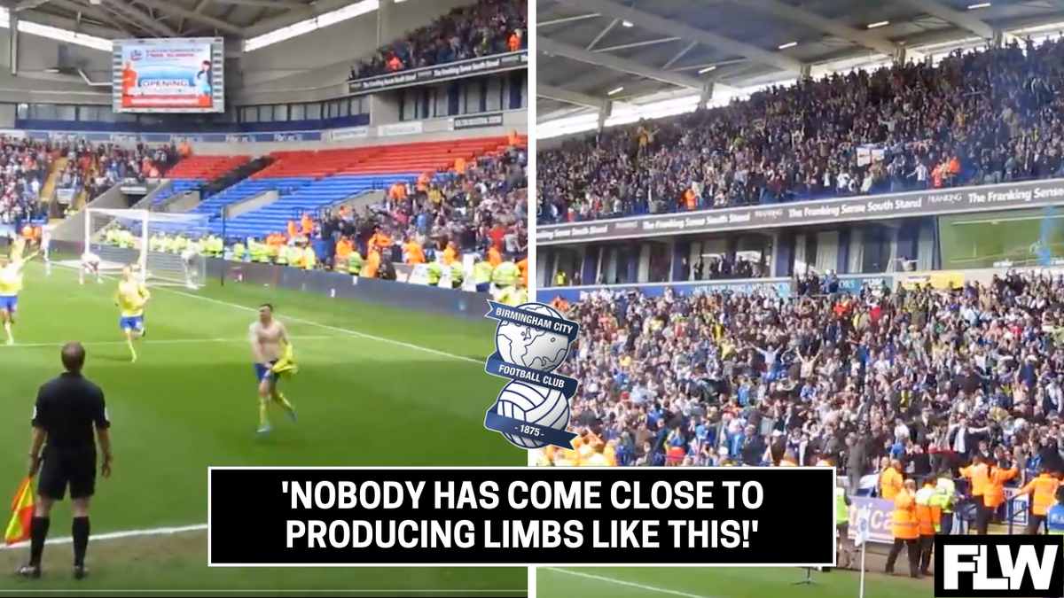 Birmingham fans react to footage of limbs v Bolton in 2014