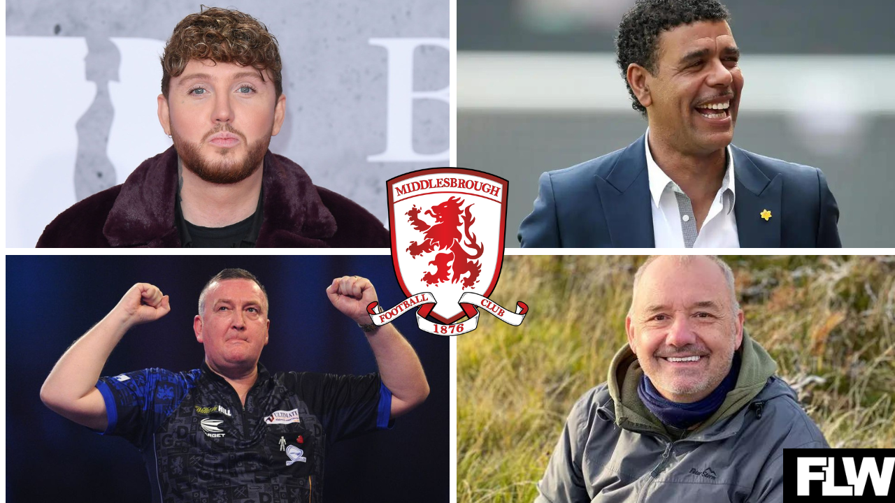 4 Middlesbrough supporting celebrities you may see at a game in 2023/24