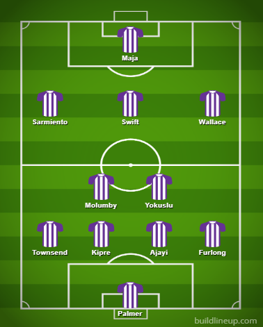 Sarmiento starts: The predicted West Brom XI to face Blackburn on Saturday