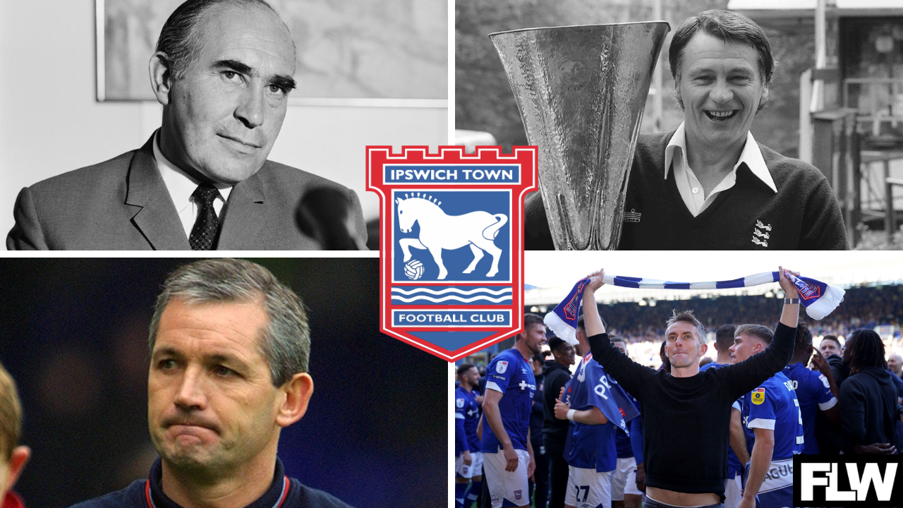 Ipswich Town's top 10 best ever managers in order of win percentage ...