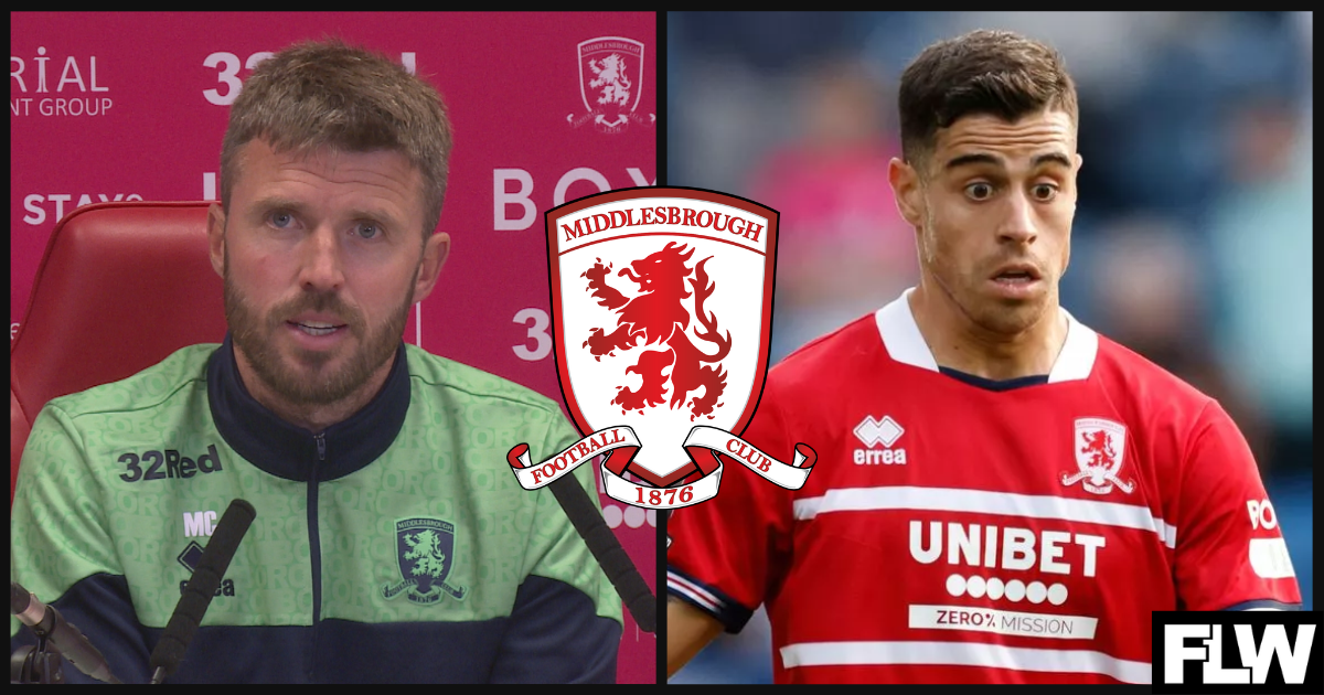 Michael Carrick admits uncertainty over Middlesbrough player's future