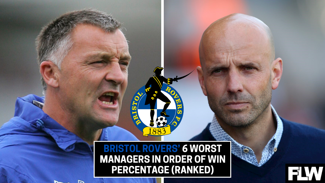 Bristol Rovers' 6 worst managers in order of win percentage (Ranked)