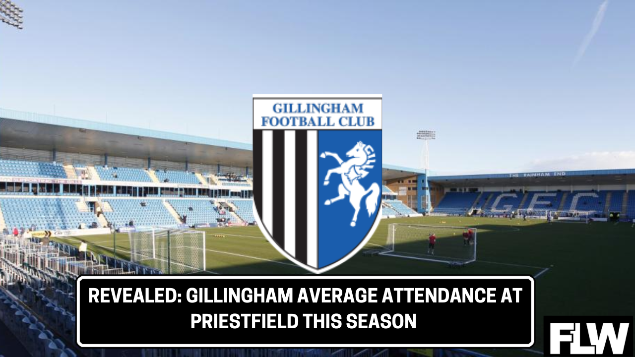 Revealed: Gillingham's average attendance at Priestfield this season