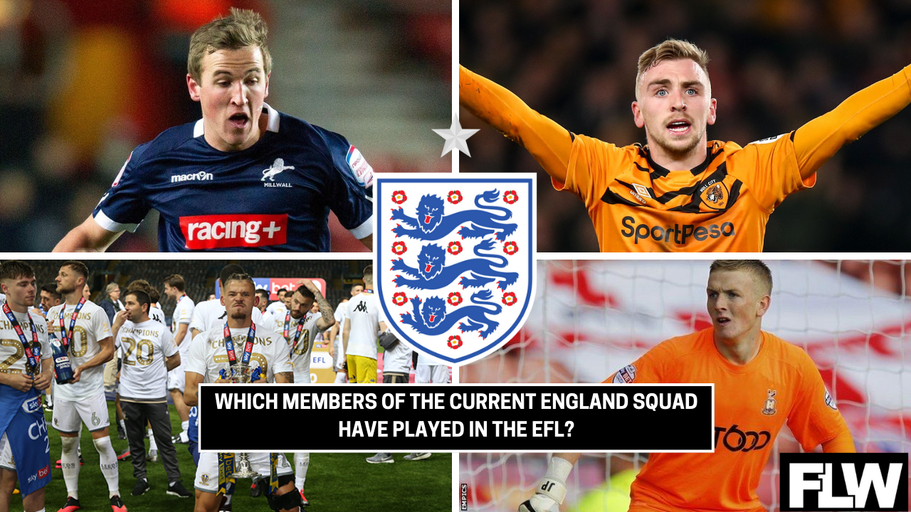 The 21 players in the current England squad that have played in the EFL