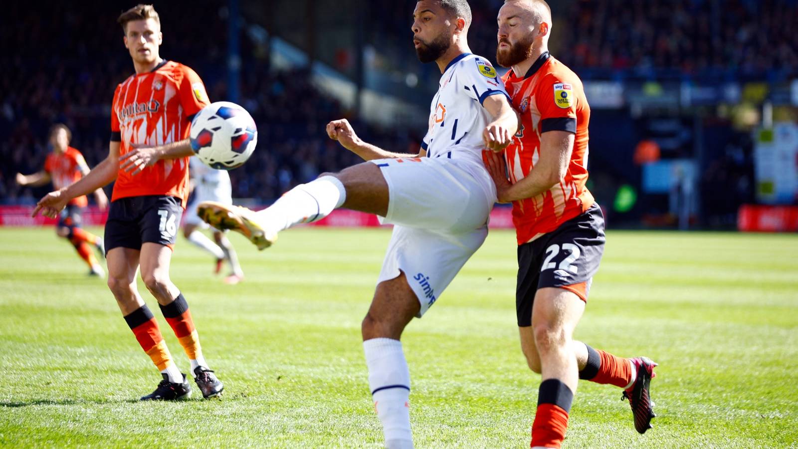 Derby County battling QPR for Blackpool's CJ Hamilton