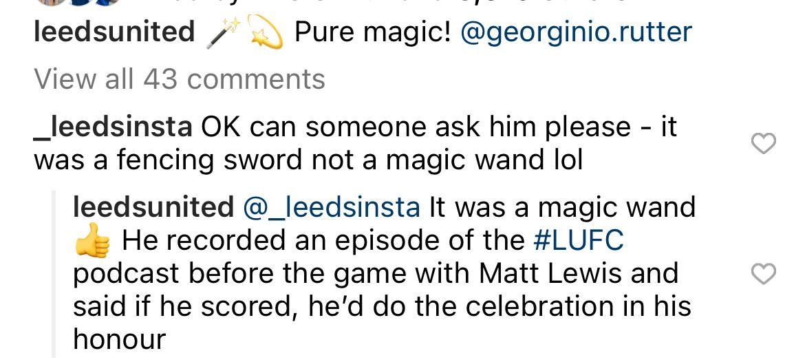 Leeds United explain Georginio Rutter’s Harry Potter celebration