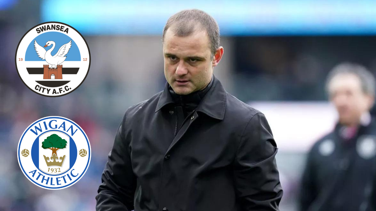 Wigan Athletic boss Shaun Maloney discusses links to Swansea City