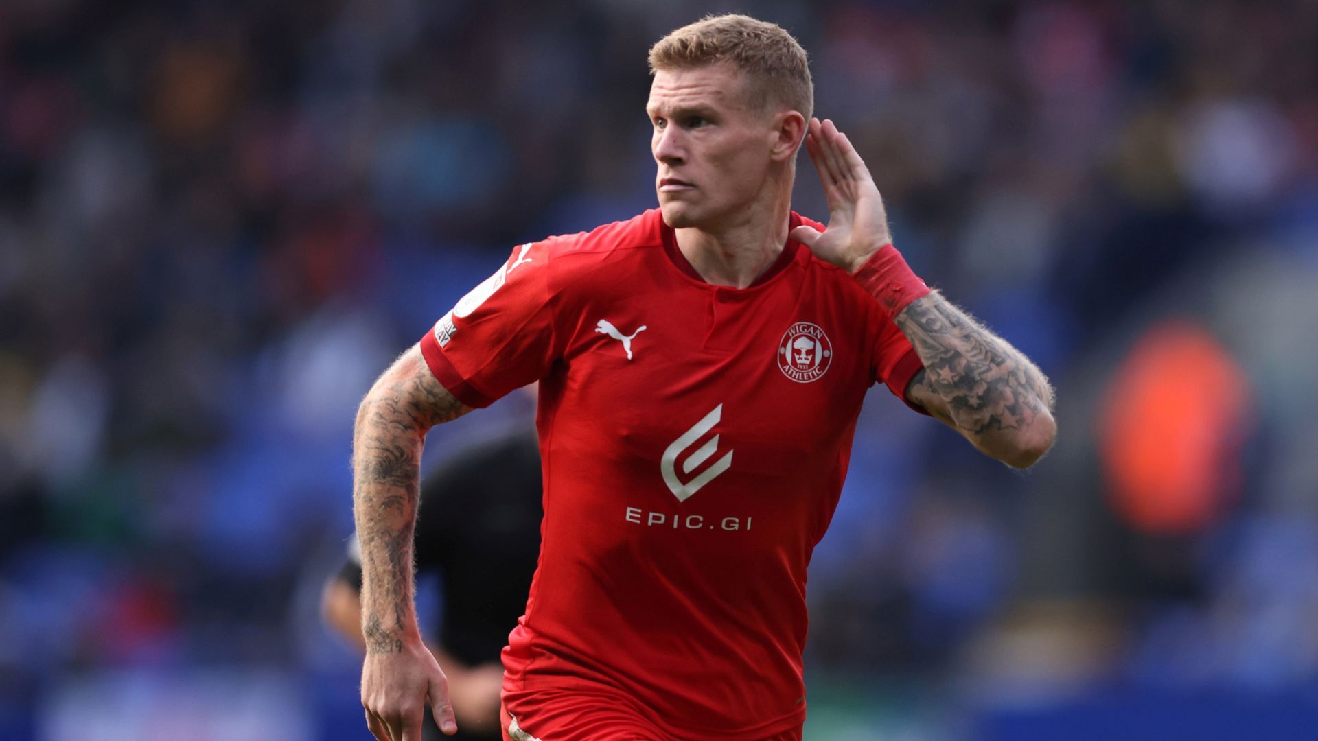 James McClean fires shots at Wigan Athletic owner Mike Danson after ...