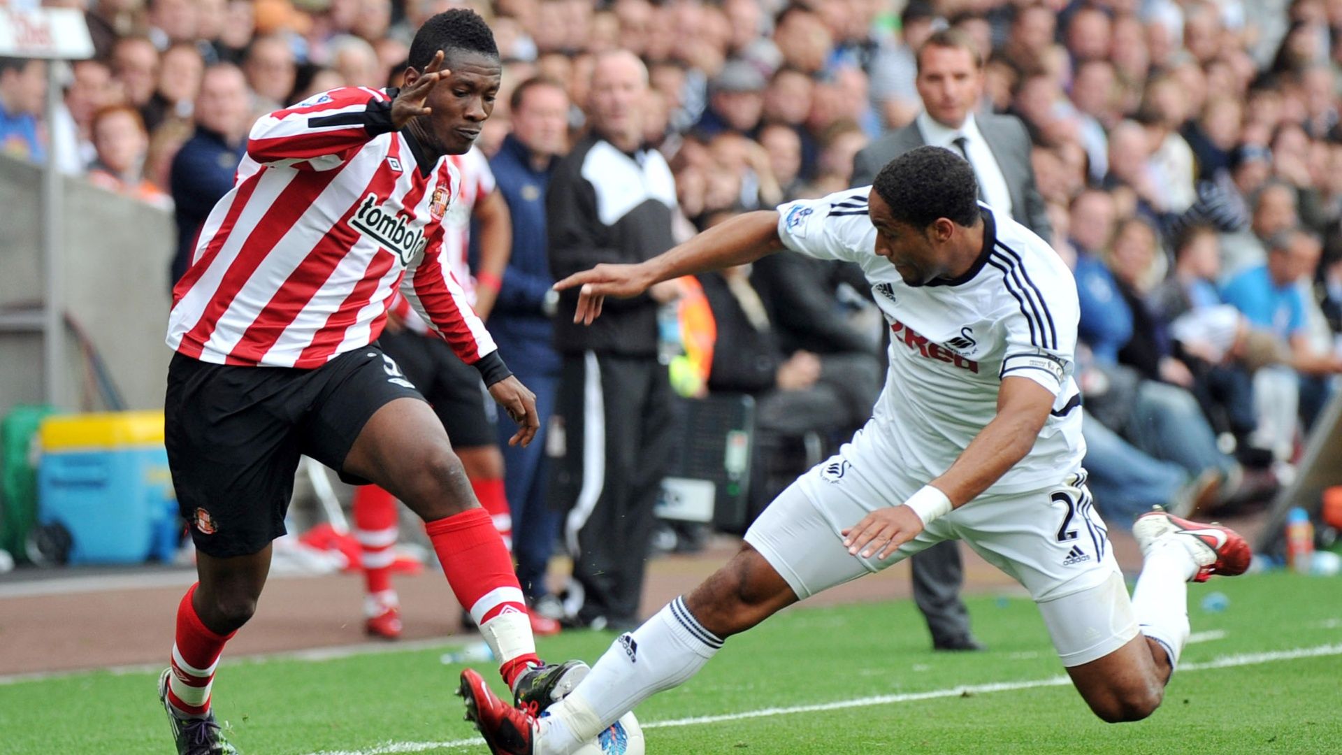 Asamoah Gyan: The Sunderland cult hero who is now earning big money ...