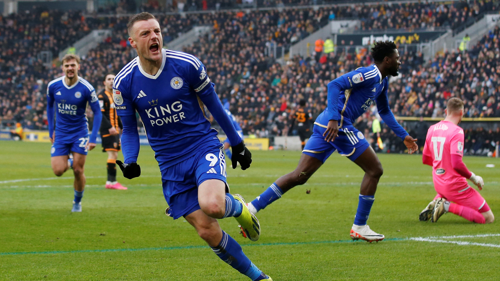 Jamie Vardy names the EFL Championship club he loved celebrating ...
