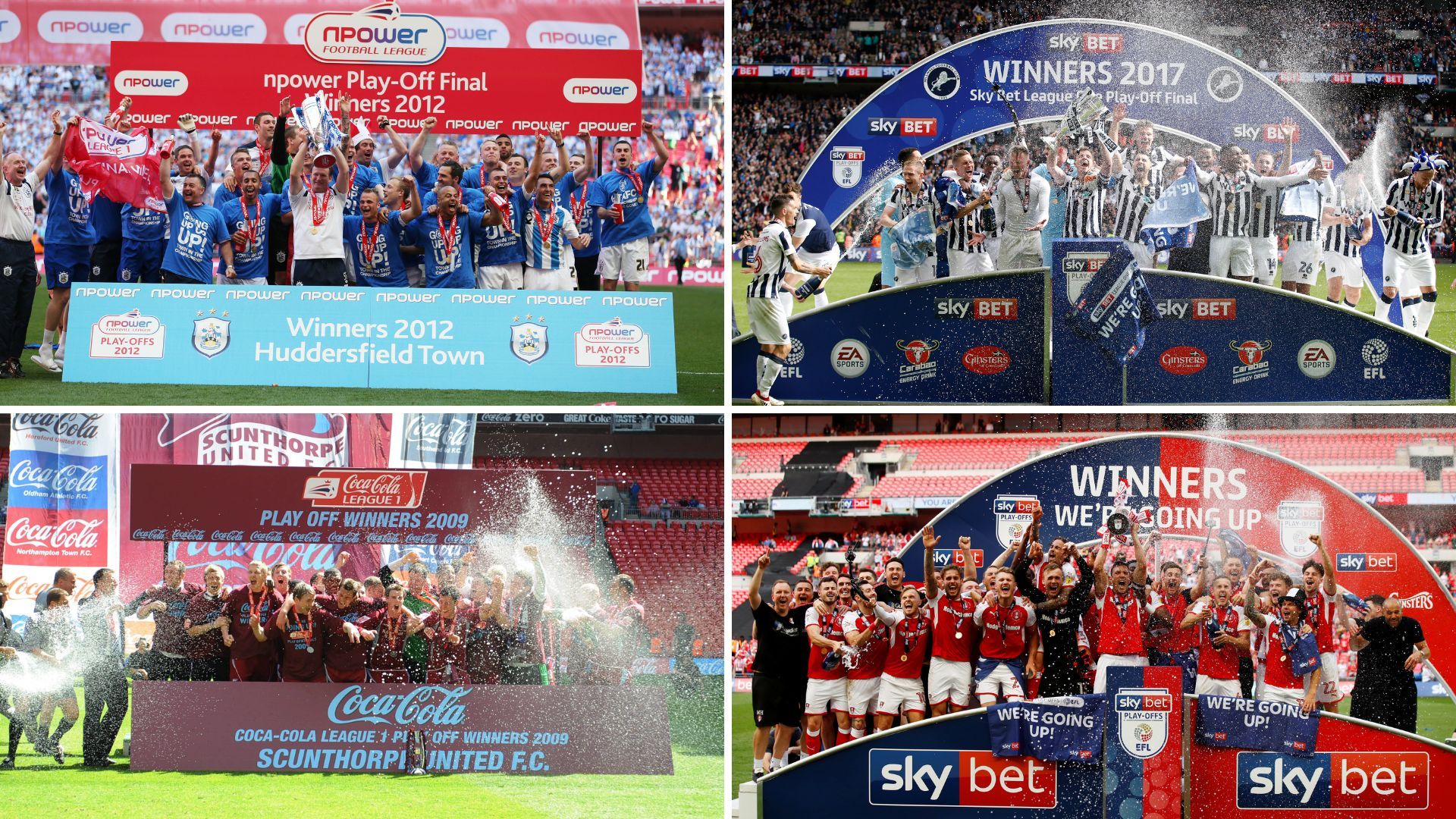 The last 20 EFL League One play-off winners