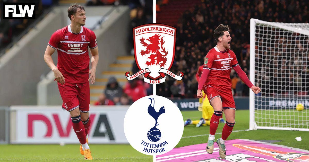 Tottenham eyeing Middlesbrough's Hayden Hackney and Rav van den Berg