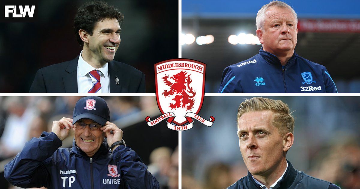 Ranking Middlesbrough's top 7 best managers based on PPG - Tony Pulis 3rd