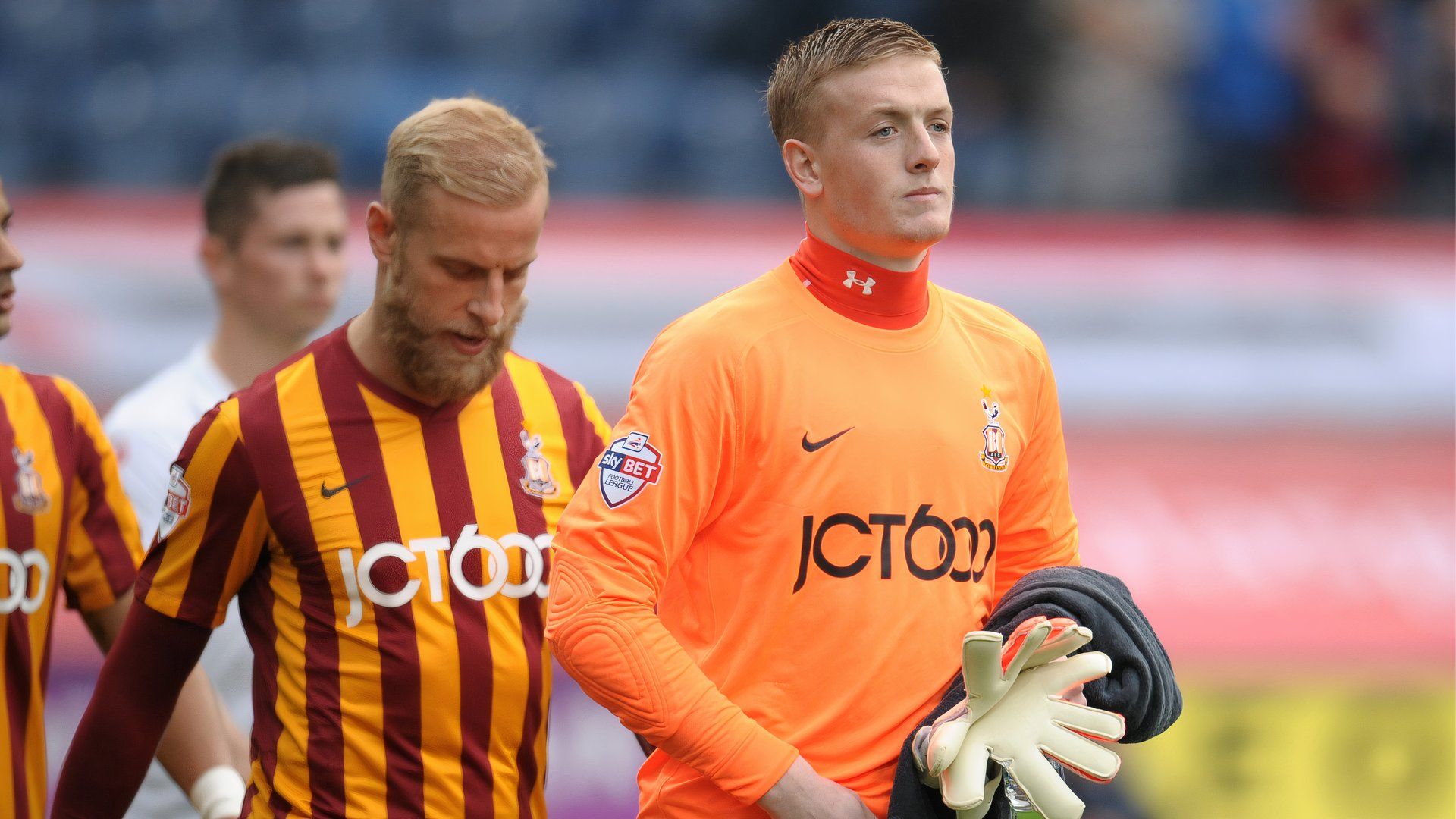 Bradford City have huge pride in Jordan Pickford's England record breaking