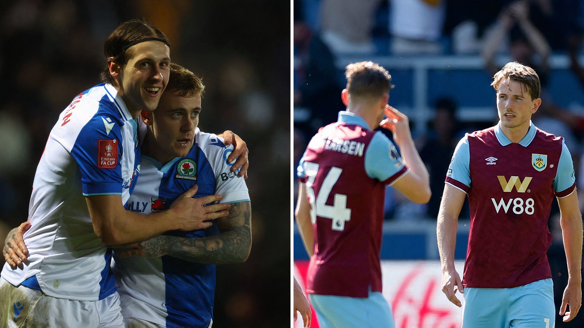How do Burnley's first 5 fixtures of 2024/25 compare to Blackburn Rovers