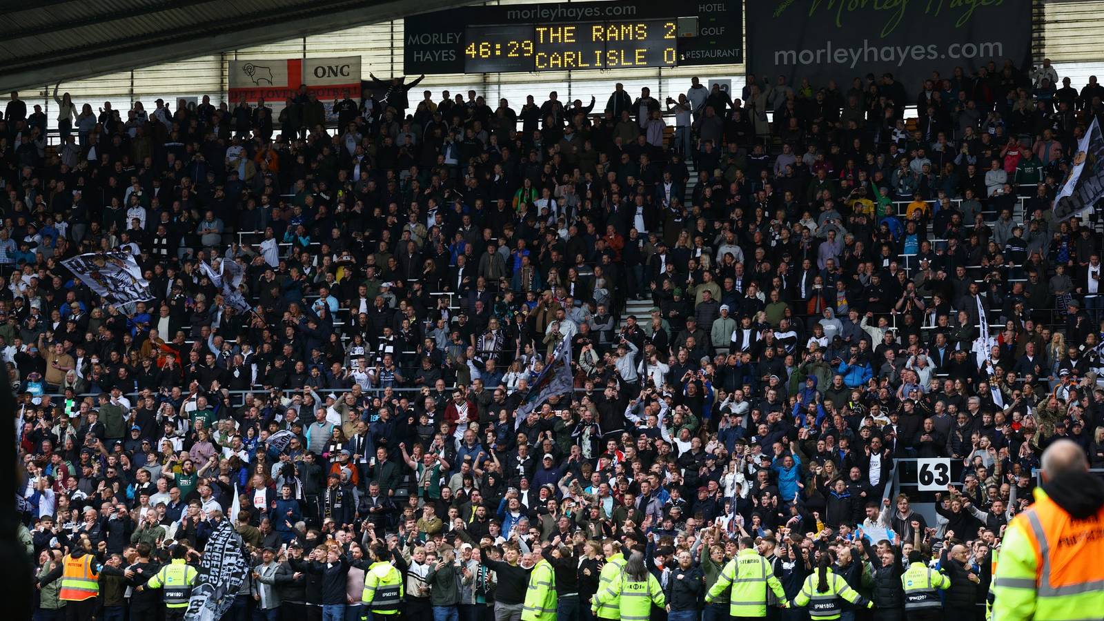How Derby County's cheapest season ticket compares in price to the ...