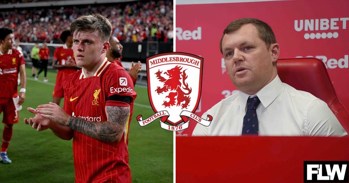 Kieran Scott makes Ben Doak admission after Middlesbrough, Liverpool ...