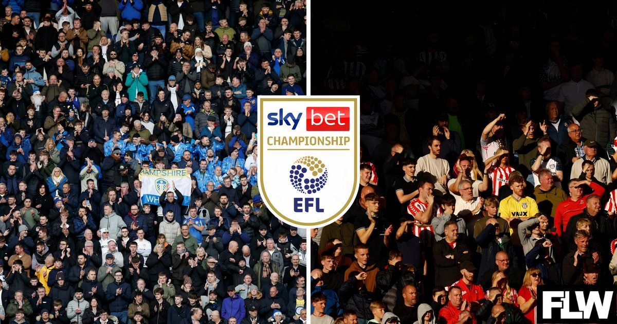 All 24 EFL Championship side's away support in 2024/25 ranked from best ...