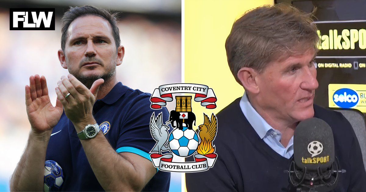"Because it's Frank Lampard" - Simon Jordan reacts as Coventry City eye ...