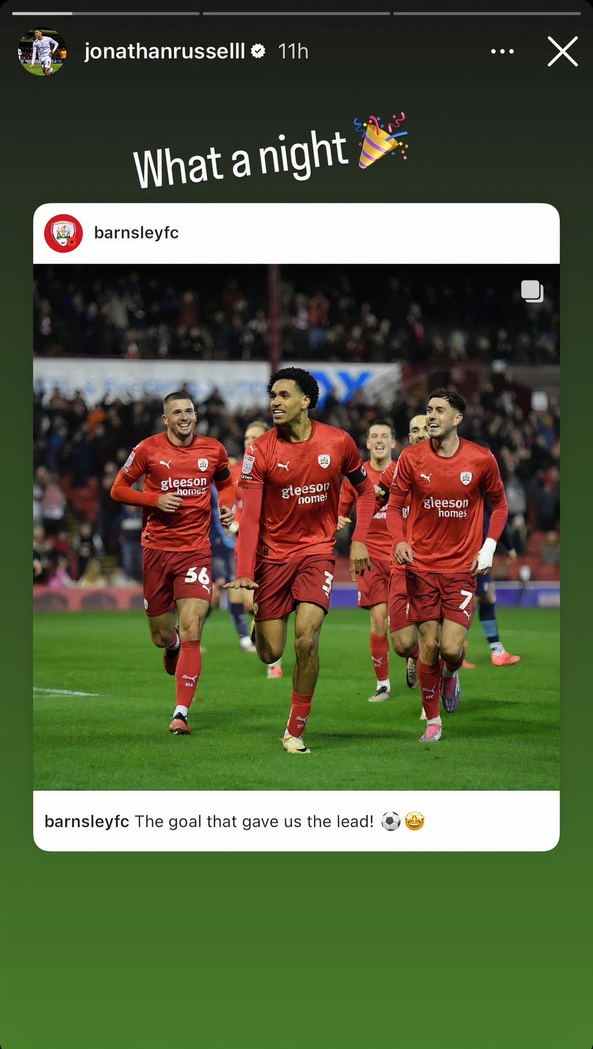 Barnsley FC: Jon Russell's three word reaction after Rotherham United win