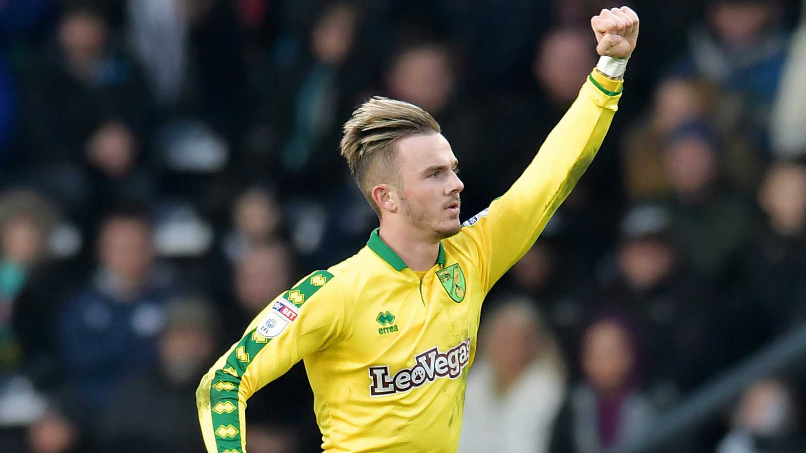Spurs star James Maddison takes aim at Ipswich Town fan after Norwich ...