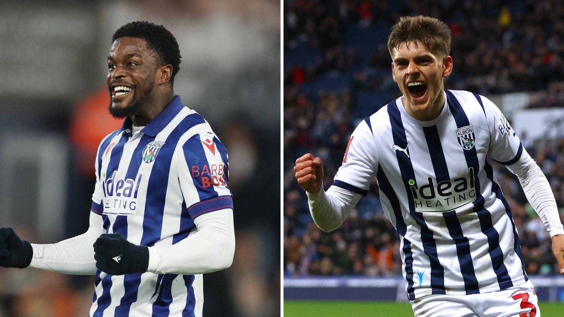 How Josh Maja's estimated salary compares to Tom Fellows' at West Brom