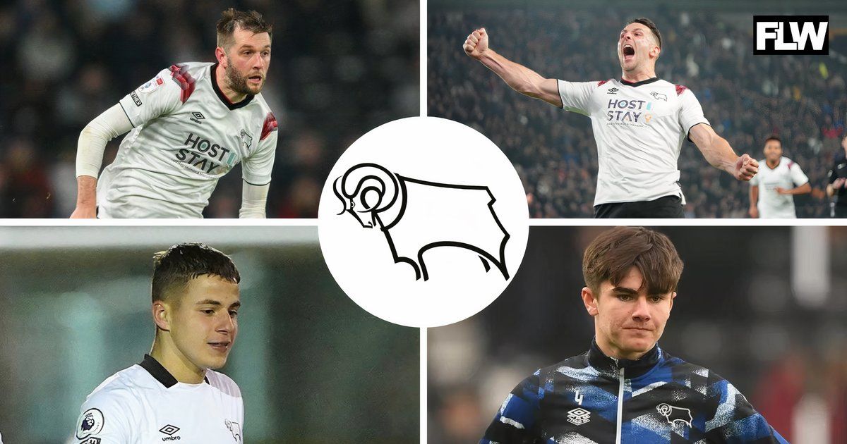 The Derby County players likely to leave in two months time