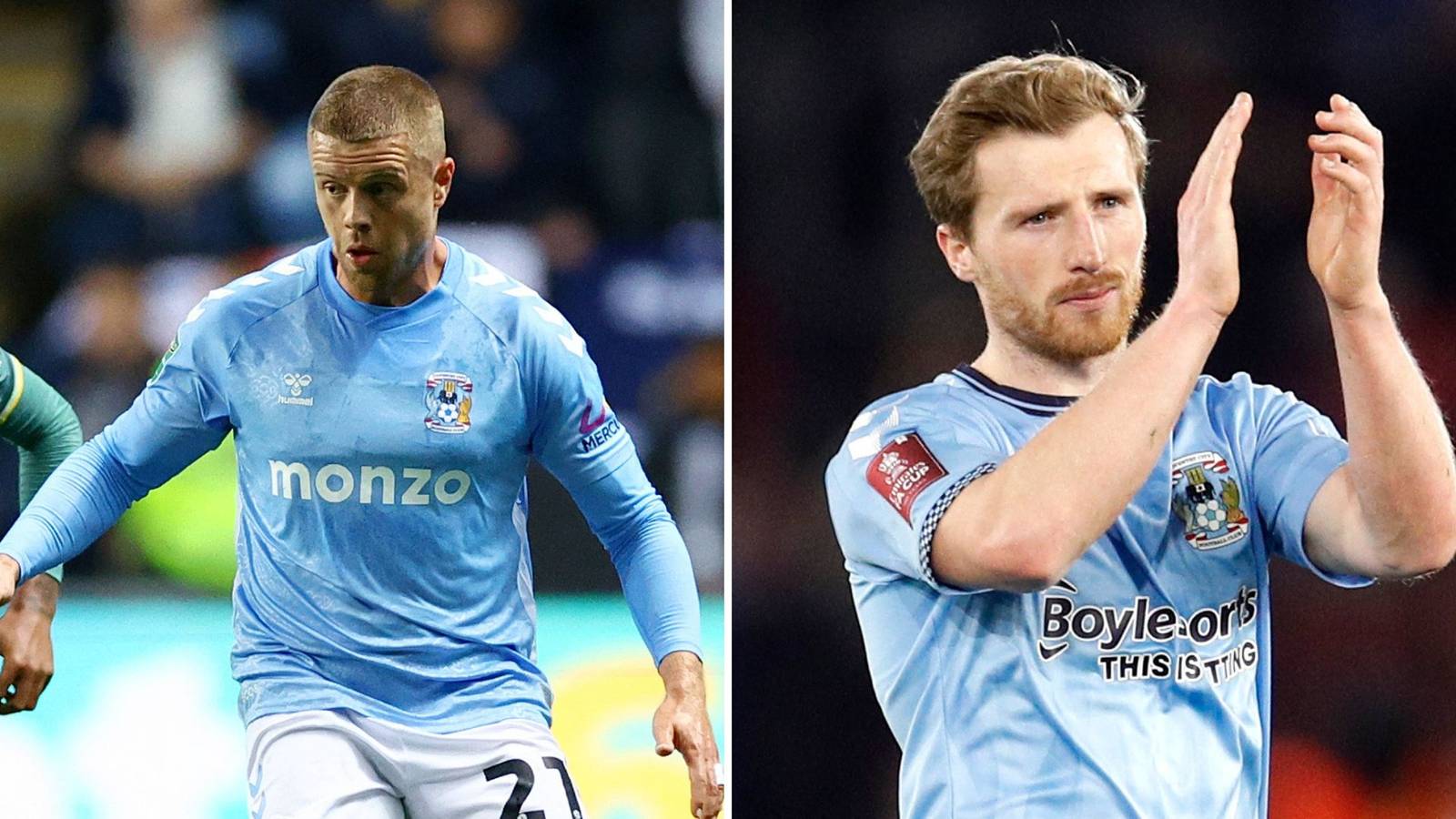 The Coventry City players who may sign a pre-contract agreement away ...