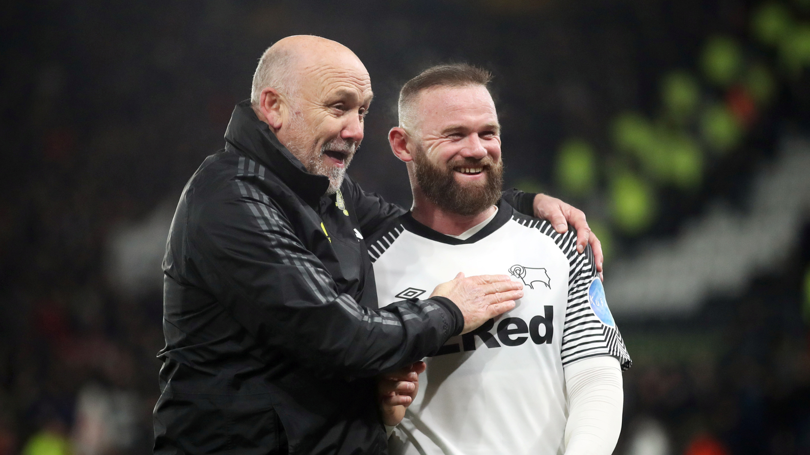 How much money Wayne Rooney earned at Derby County compared to Man United