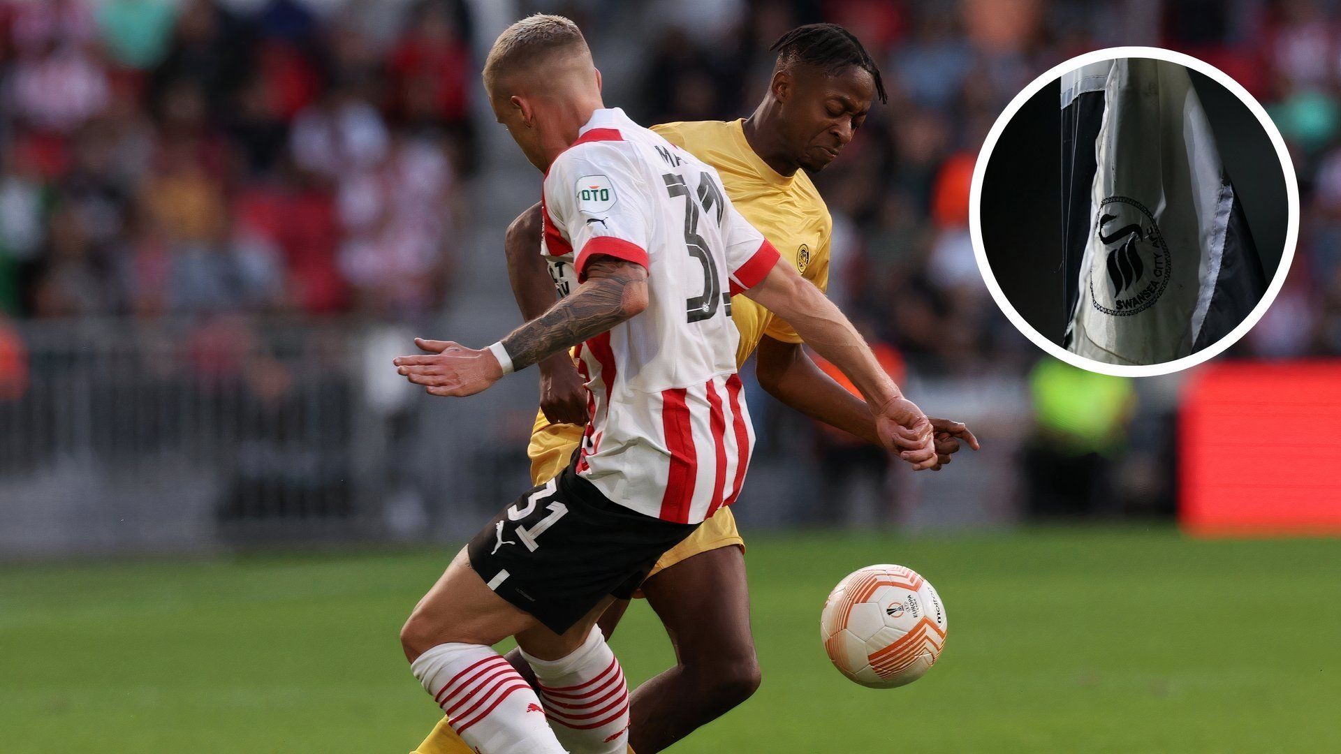 Swansea City in talks with Lorient over move for Joel Mvuka