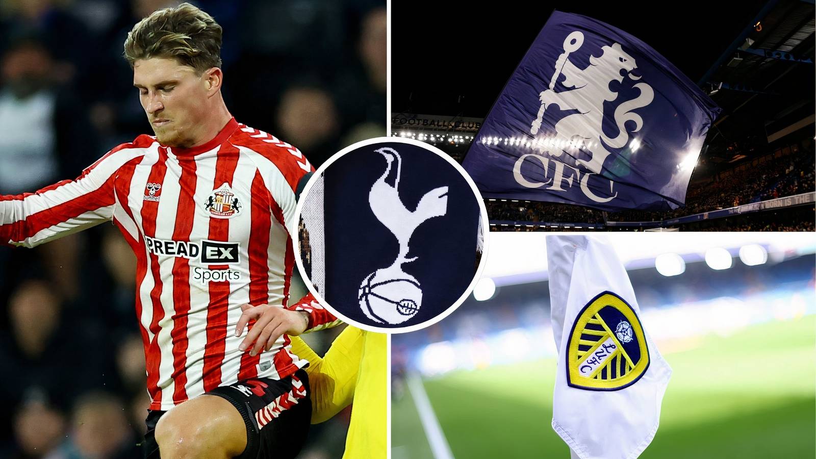 Spurs, Chelsea, Leeds United in transfer chase for Sunderland AFC’s ...