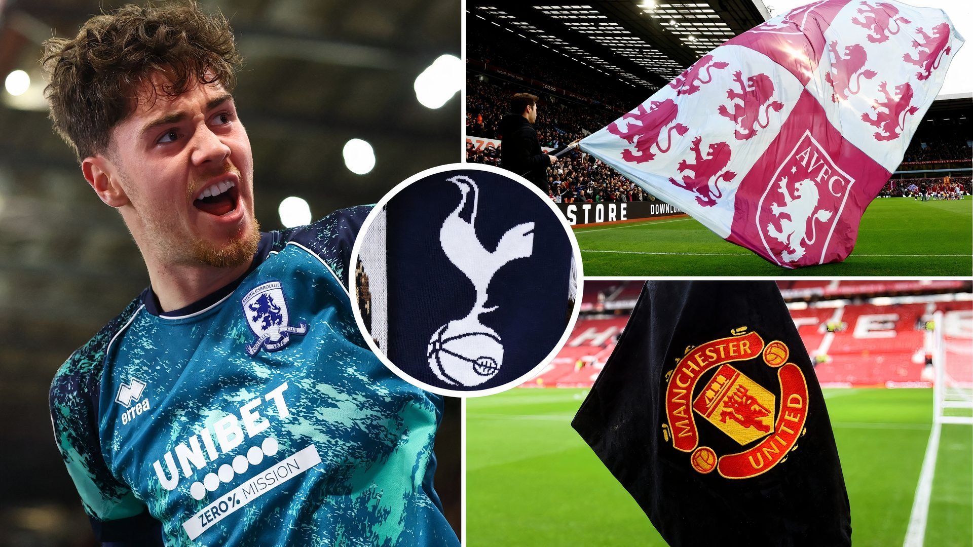 Aston Villa named with Man Utd & Spurs in Middlesbrough, Hayden Hackney chase