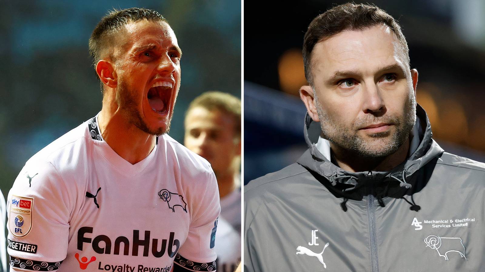 What John Eustace has said on Jerry Yates' Derby County future