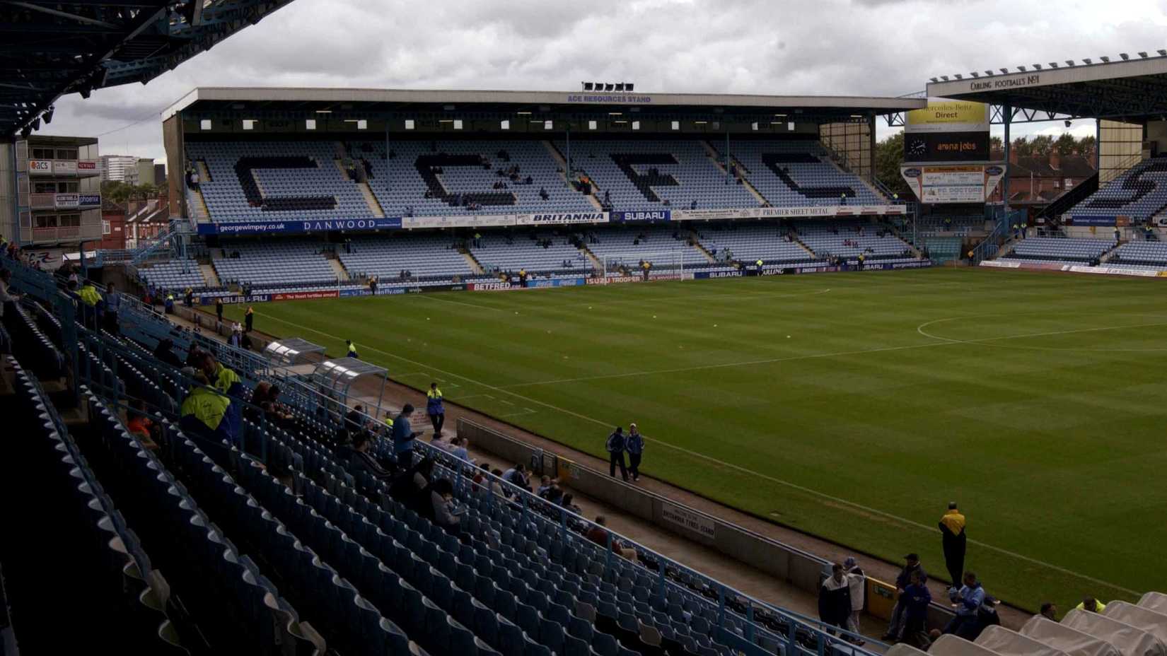 Where Coventry City's old stadium Highfield Road would rank in England ...