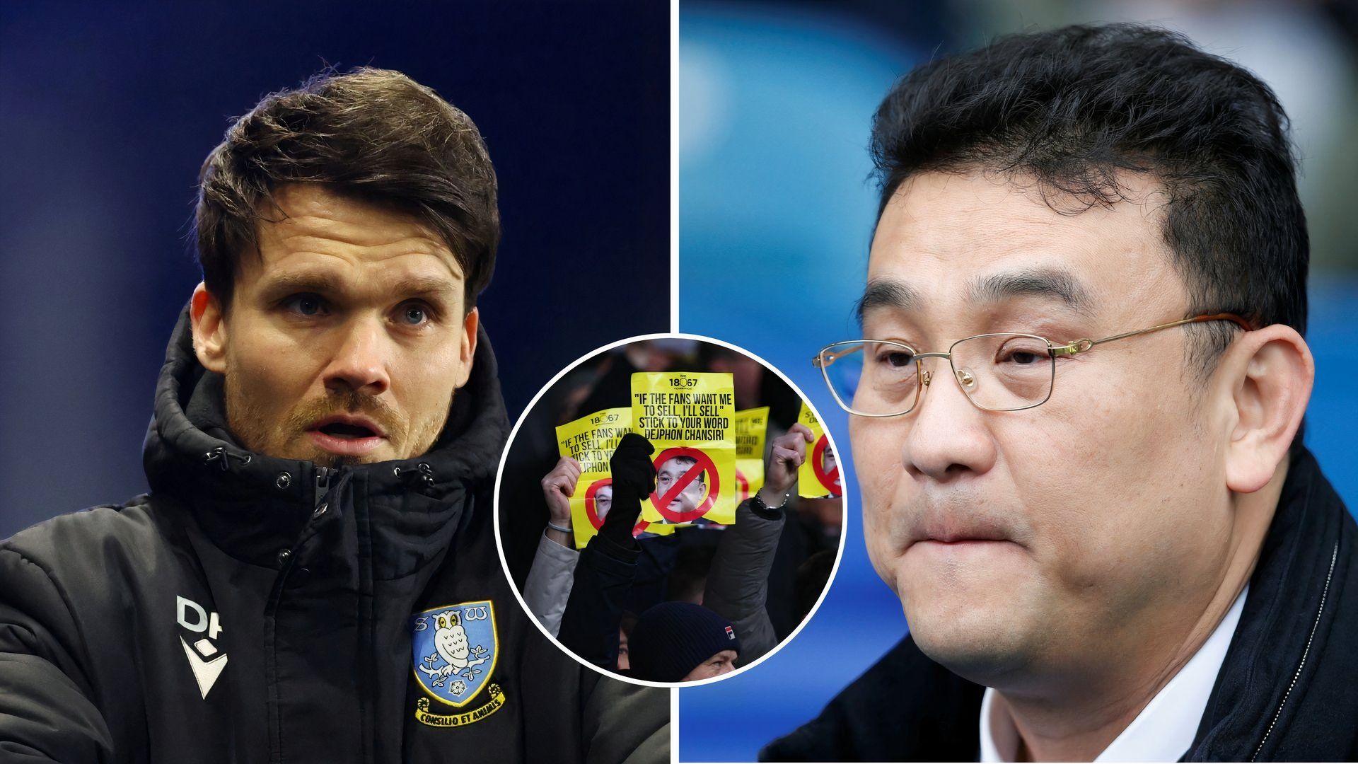 Danny Rohl reacts when asked if Chansiri has paid Sheffield Wednesday ...