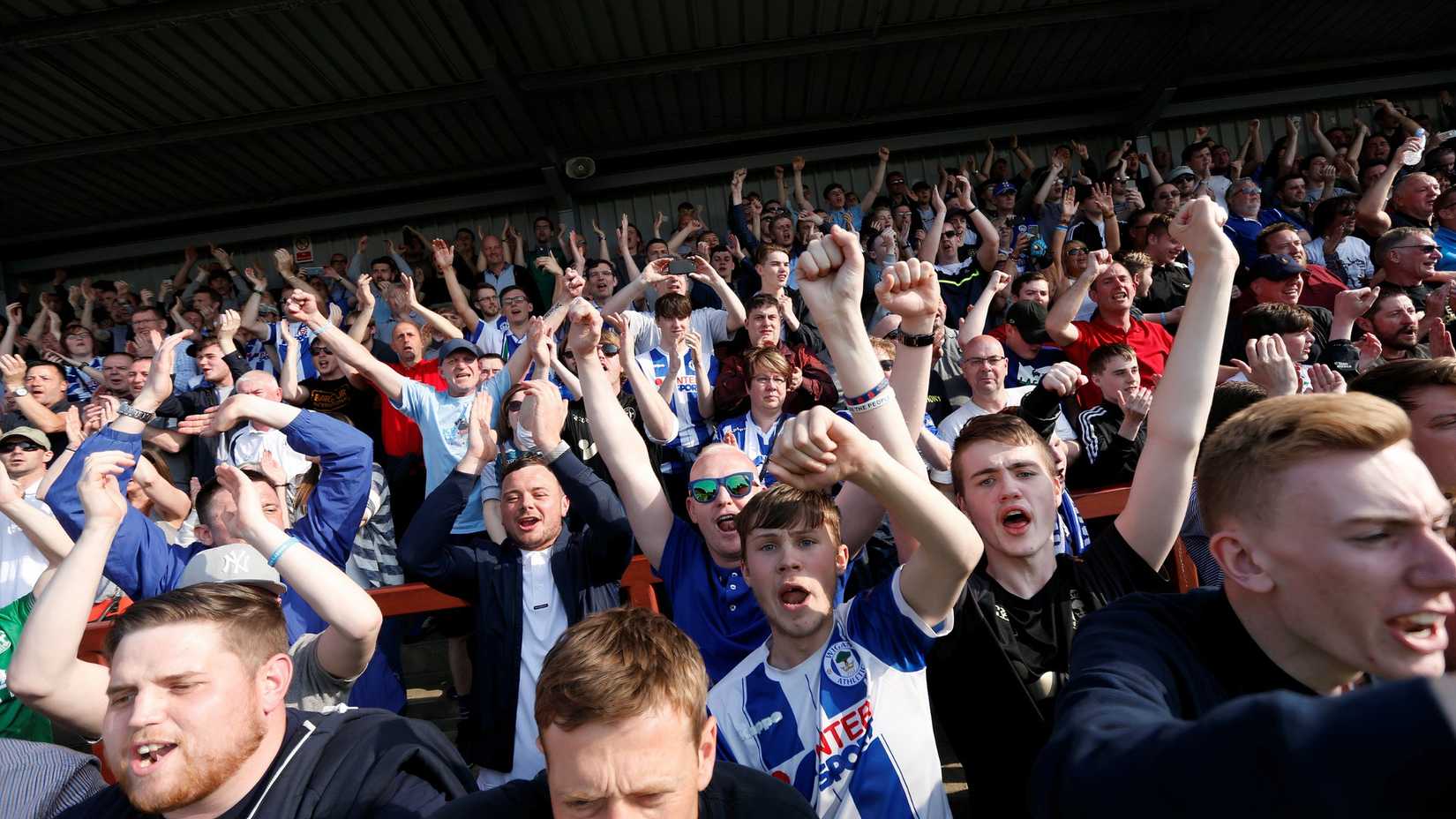 Wigan Athletic reaction given to what Mike Danson is doing - he has got ...