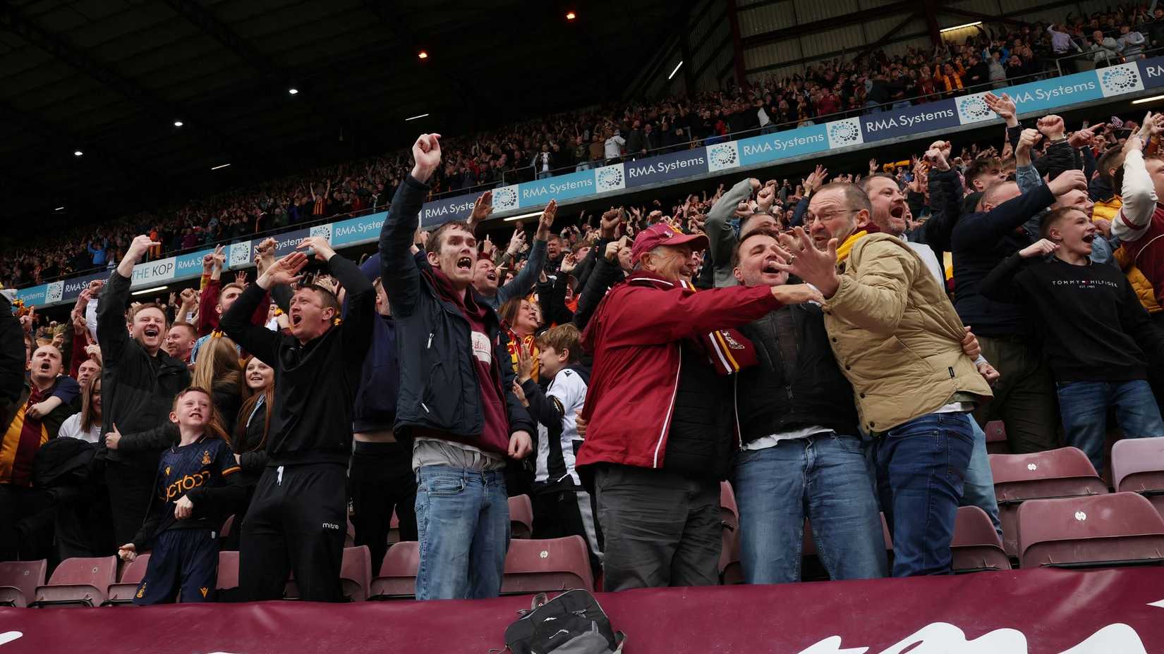 Where Bradford City’s highest Valley Parade attendance this season ...