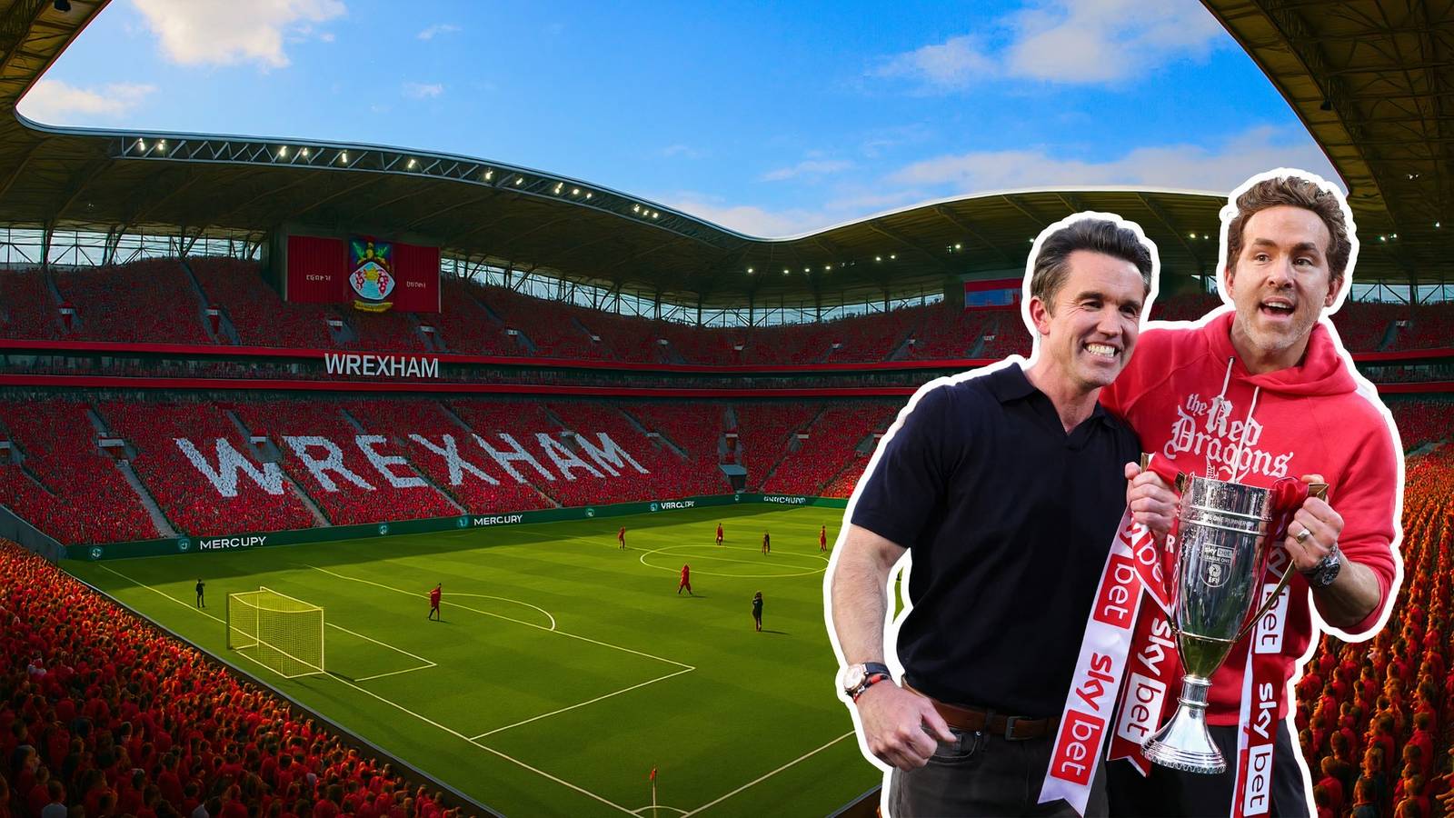 Where a new 55,000 seater Wrexham AFC stadium would rank in the UK's ...